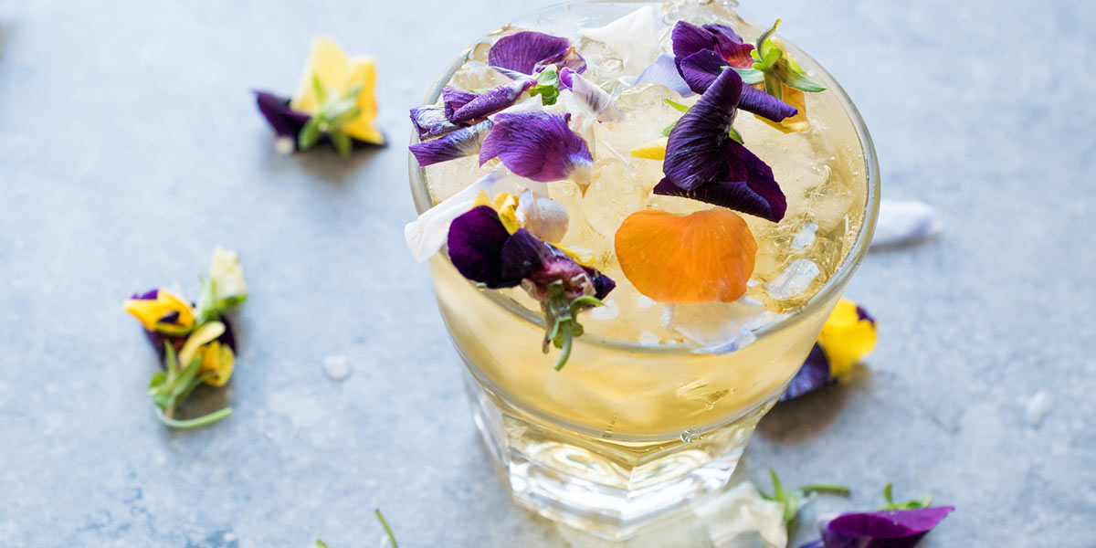 Garnish Your Spring Cocktails with Edible Flowers - The Tahona Society