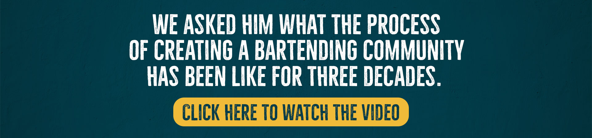 The Great Dré Masso: 30 Years Behind the Bar - The Tahona Society