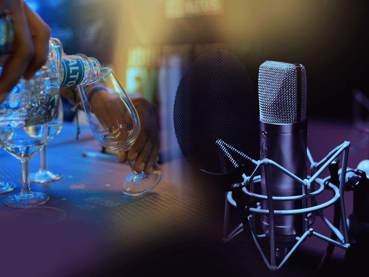 The Podcast Trend Takes Over the Bar